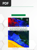 PATTON 2015 Qualitative Research & Evaluation Methods | PDF
