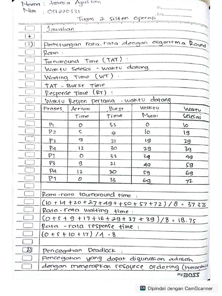 Tugas 2 Sistem Operasi - Compressed | PDF