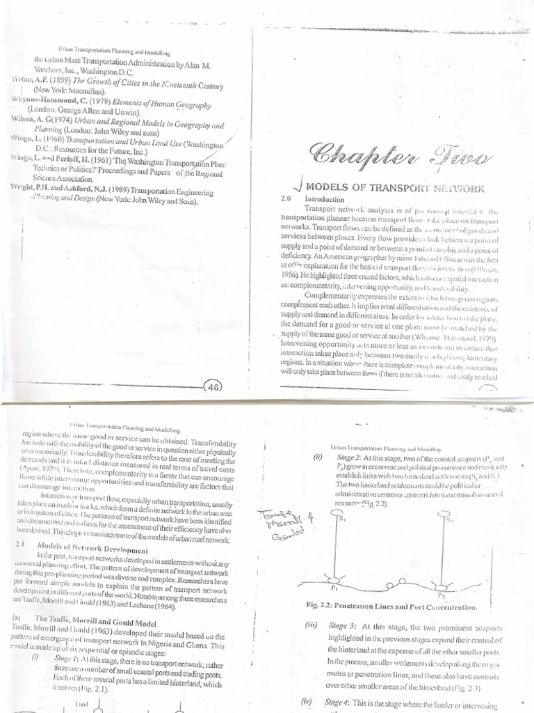 Urban Transportation Planning and Modelling | PDF