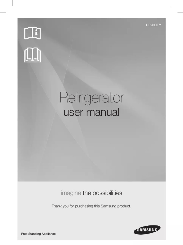 Samsung RF26HF User Manual | PDF