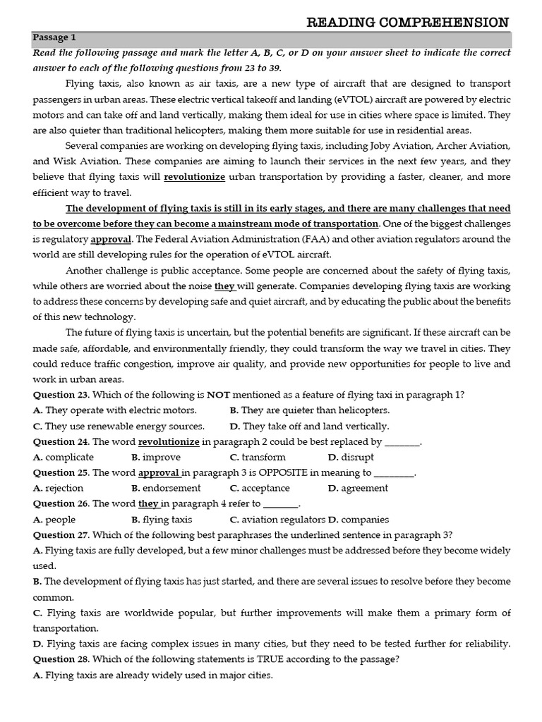 Reading Comprehension (7 Sentences) | PDF | Bullying