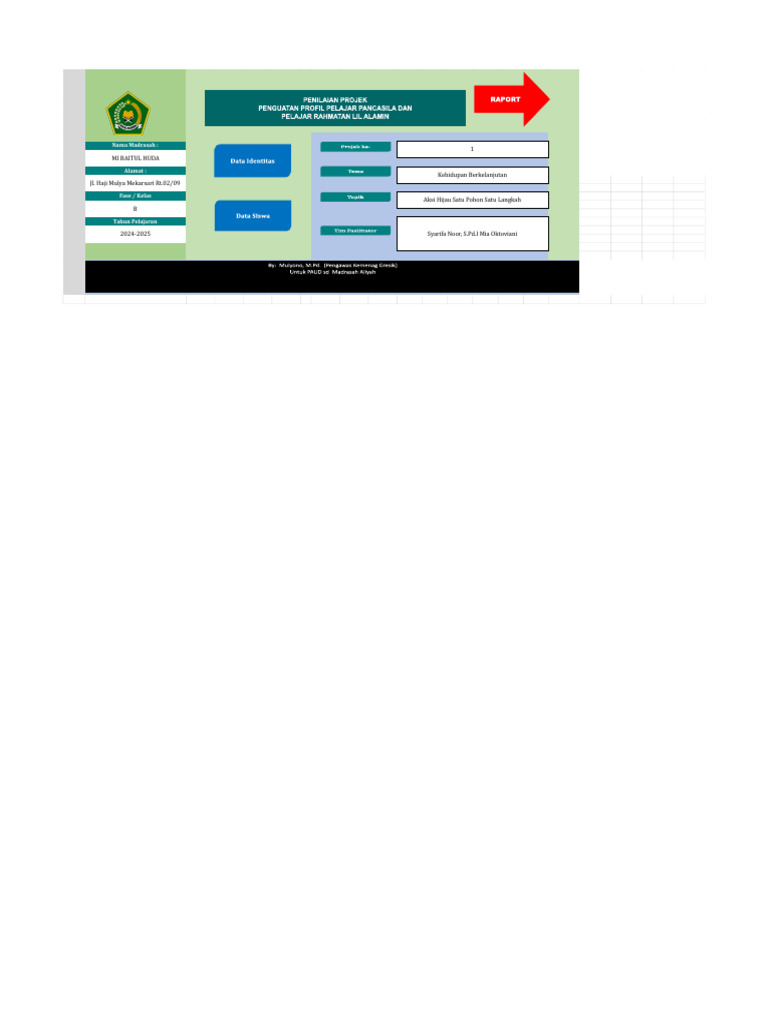 Elemen Kunci dalam Raport P5 PPRA | PDF