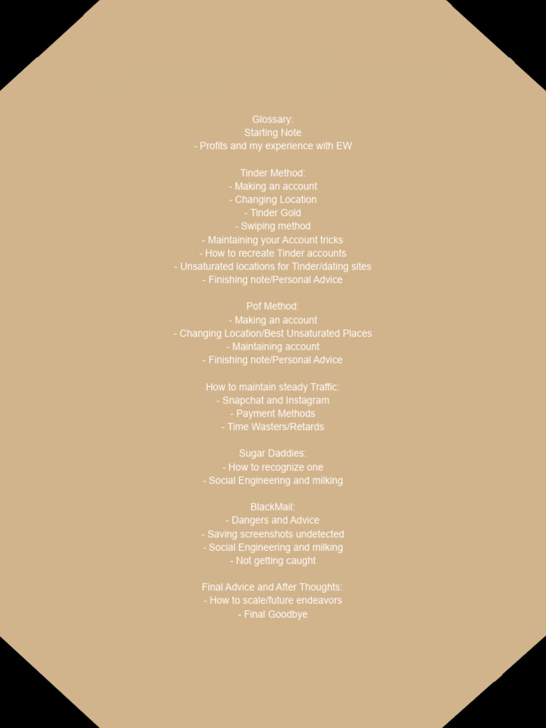 AIO Ewhoring Guide-ByLeaking | PDF | Tinder (App) | Snapchat