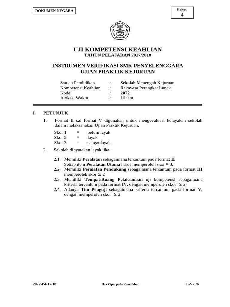 2072 P4 InV Rekayasa Perangkat Lunak (K06) | PDF