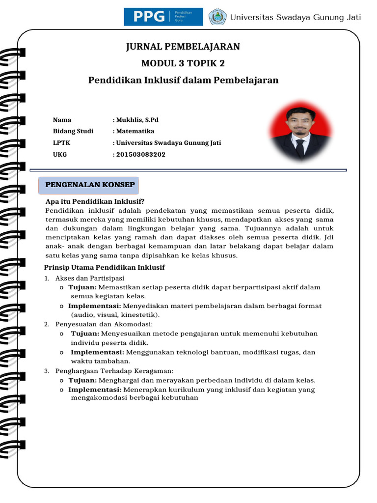 03 Jurnal Pendidikan Inklusif Dalam Pembelajaran | PDF