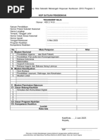 Contoh Transkrip Nilai 2025 | PDF