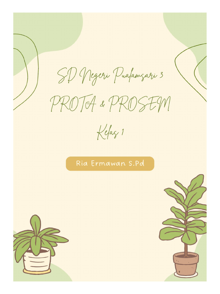 PROTA & PROSEM KELAS 1 | PDF