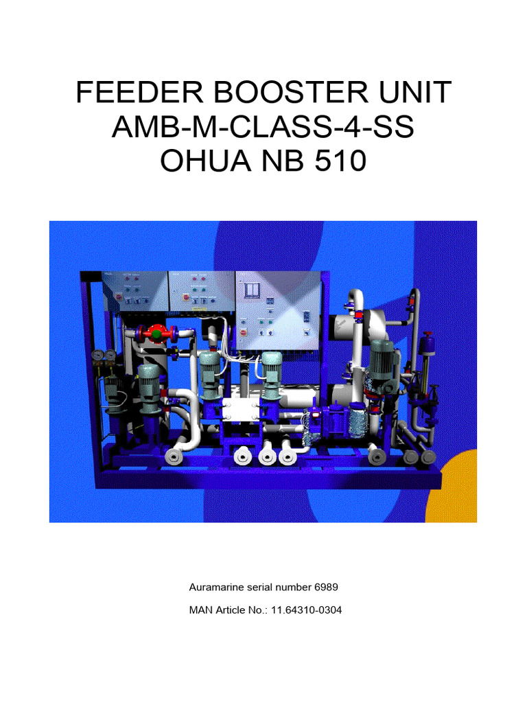 Booster Unit | PDF | Pump | Fuel Oil