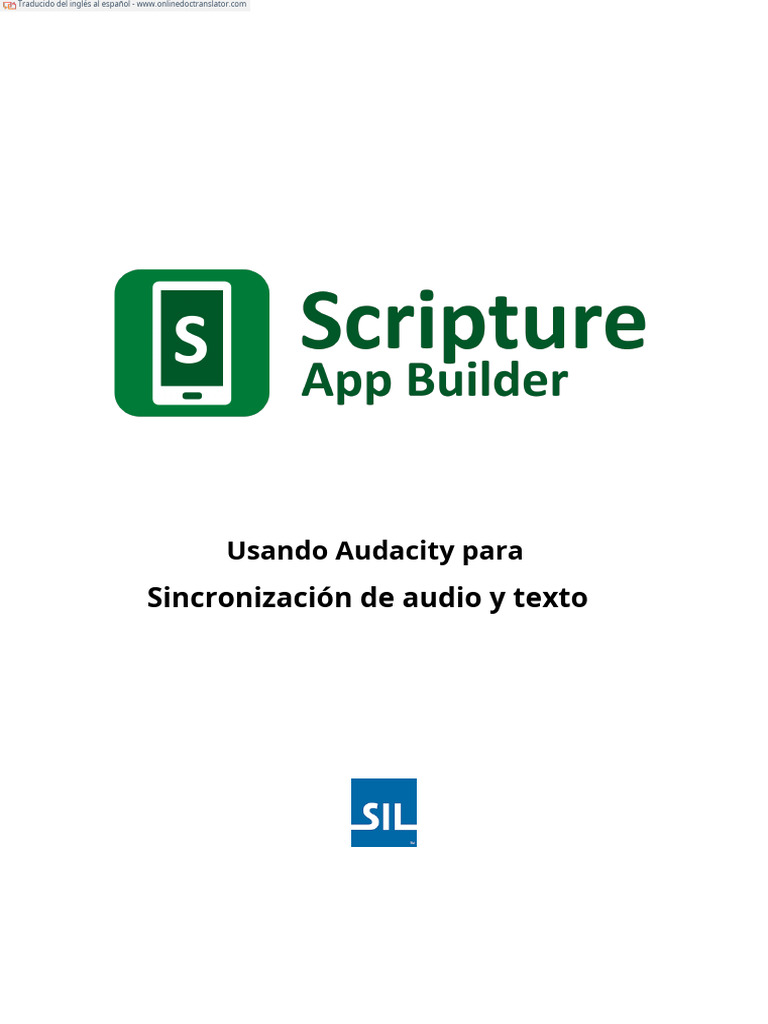 Scripture App Builder 06 Using Audacity For Audio Text Synchronization ...