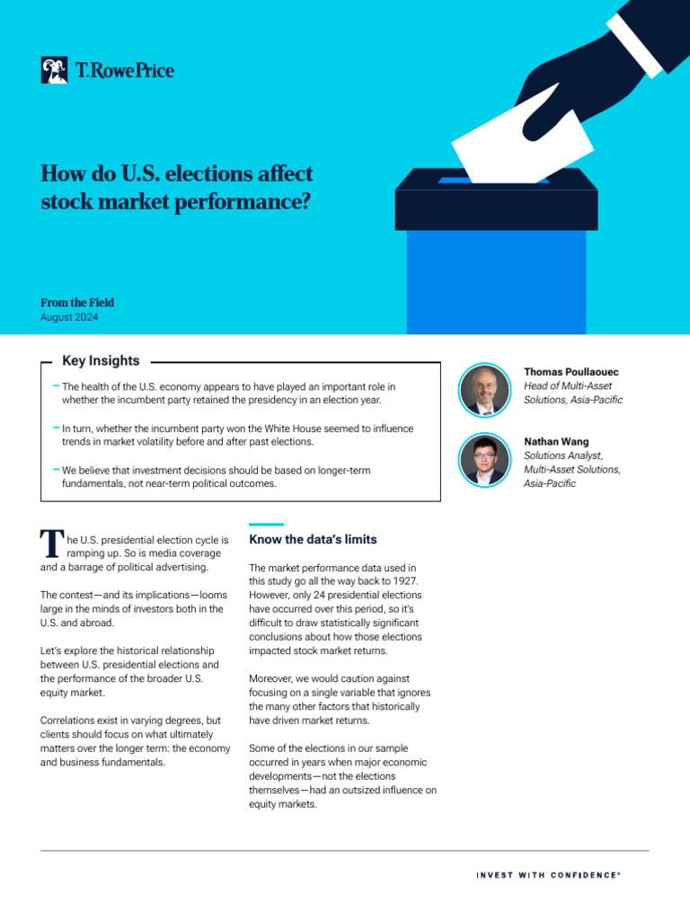 How Do Us Elections Affect Stock Market Performance | PDF | Recession ...