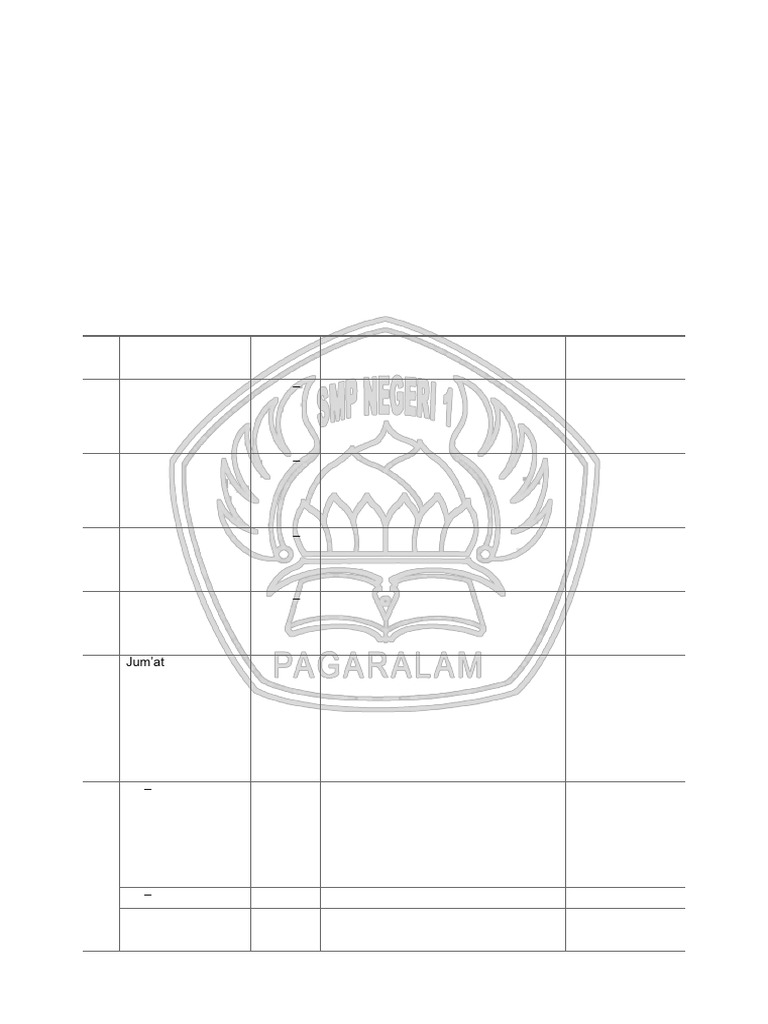Jadwal Pelaksanaan SPMB SMP Negeri 1 Pagar Alam | PDF
