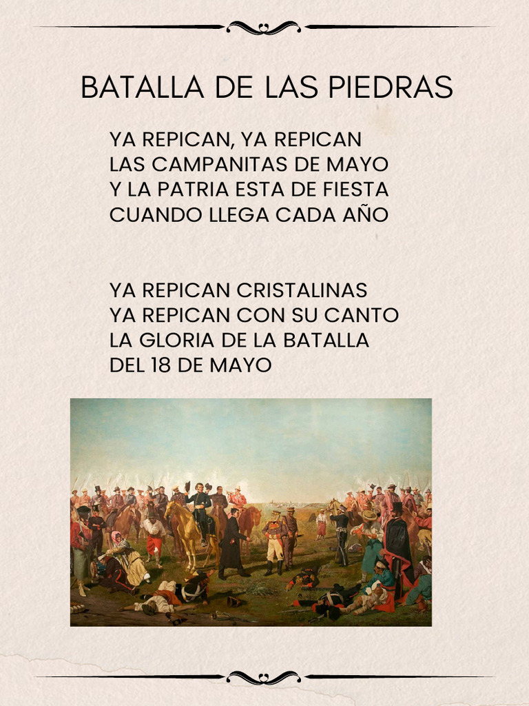 Campanitas de Mayo y Batalla de Piedras | PDF