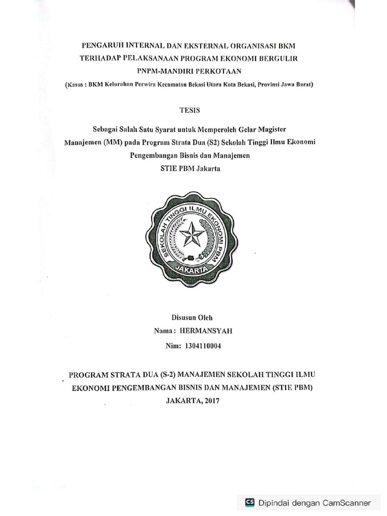 Tesis Herman S2 Manajemen - Compressed | PDF