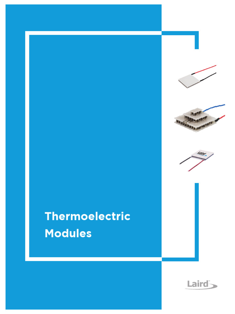 ETS BRO Thermoelectric Modules | PDF | Building Engineering ...