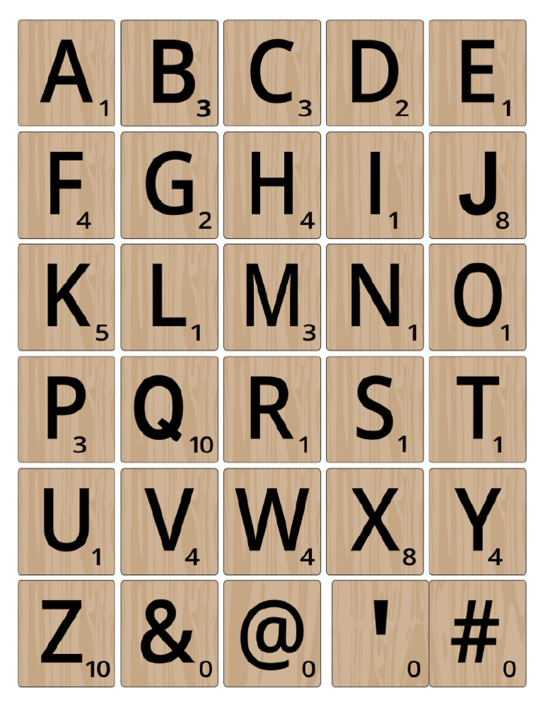 Letter Tiles | PDF