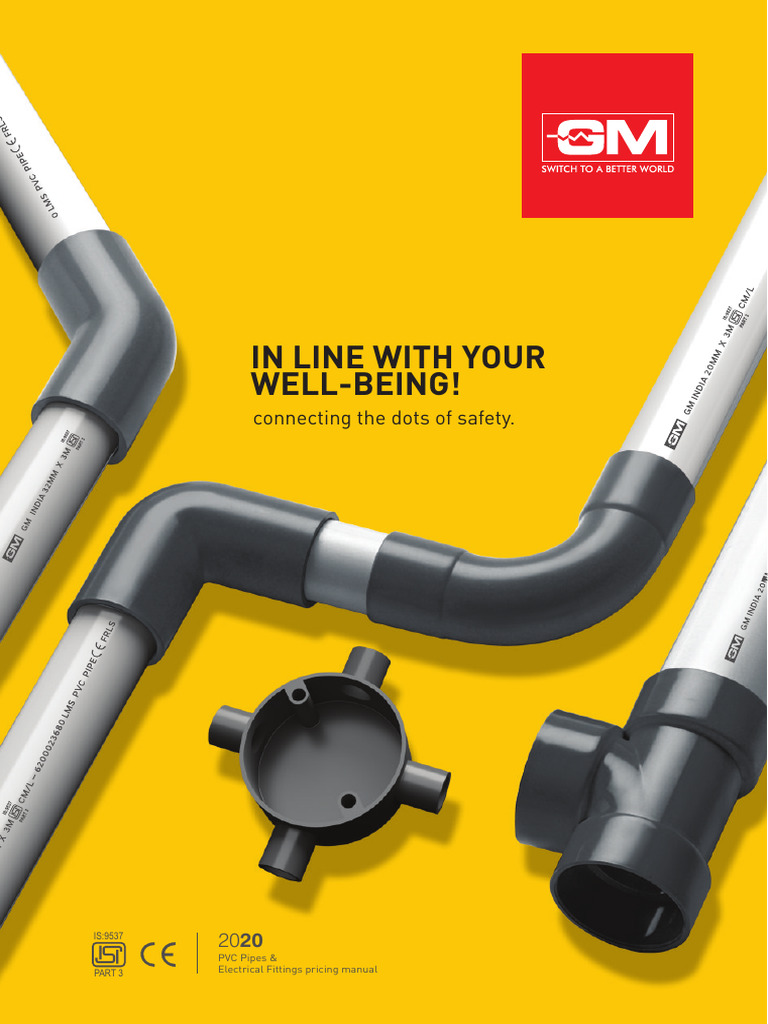 GM PVC Pipes & Electrical Fittings Guide | PDF | Pipe (Fluid Conveyance ...