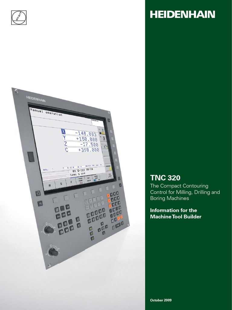 Machine Tool Builder Info TNC320 | PDF | Programmable Logic Controller ...