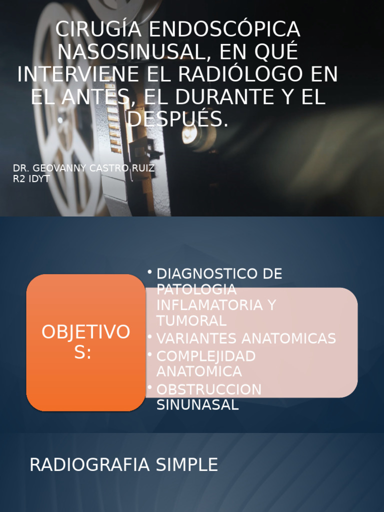Cirugía Endoscópica Nasosinusal | PDF | Rinología | Cabeza y cuello humanos
