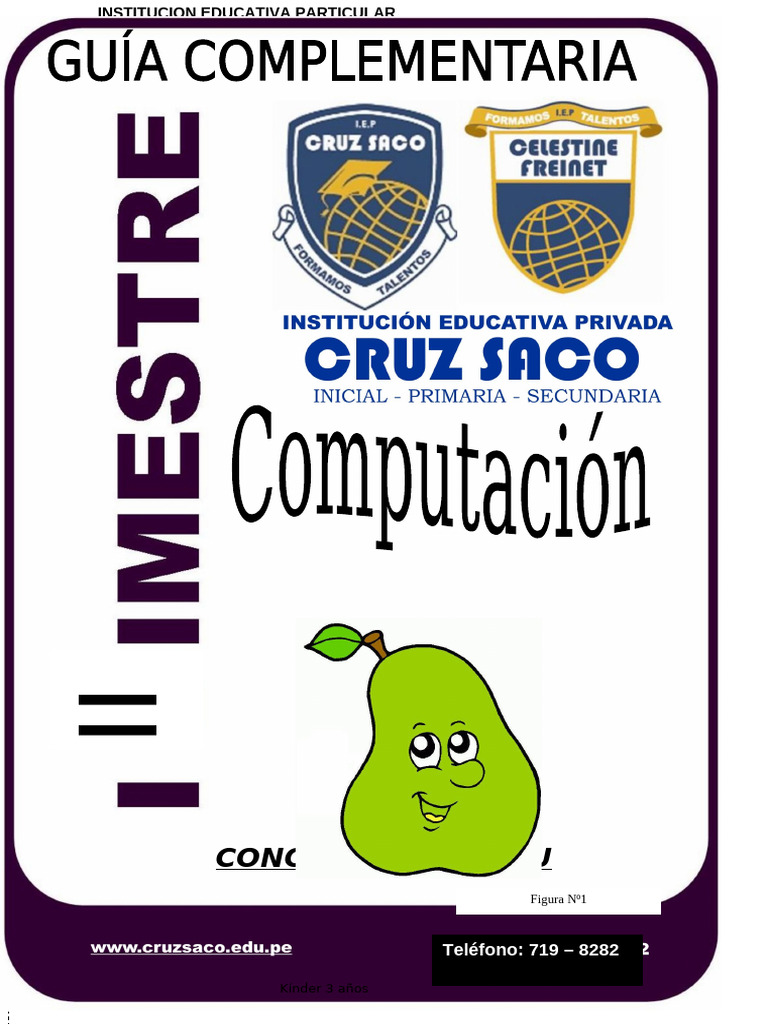 Inicial Peritas - 3 Años Computacion II Bimestre - 2014 | PDF
