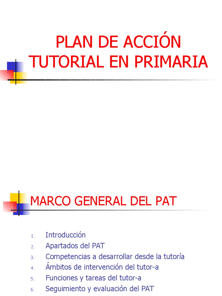Plan de Accion Tutorial en Primaria (1) | Educación primaria | Evaluación