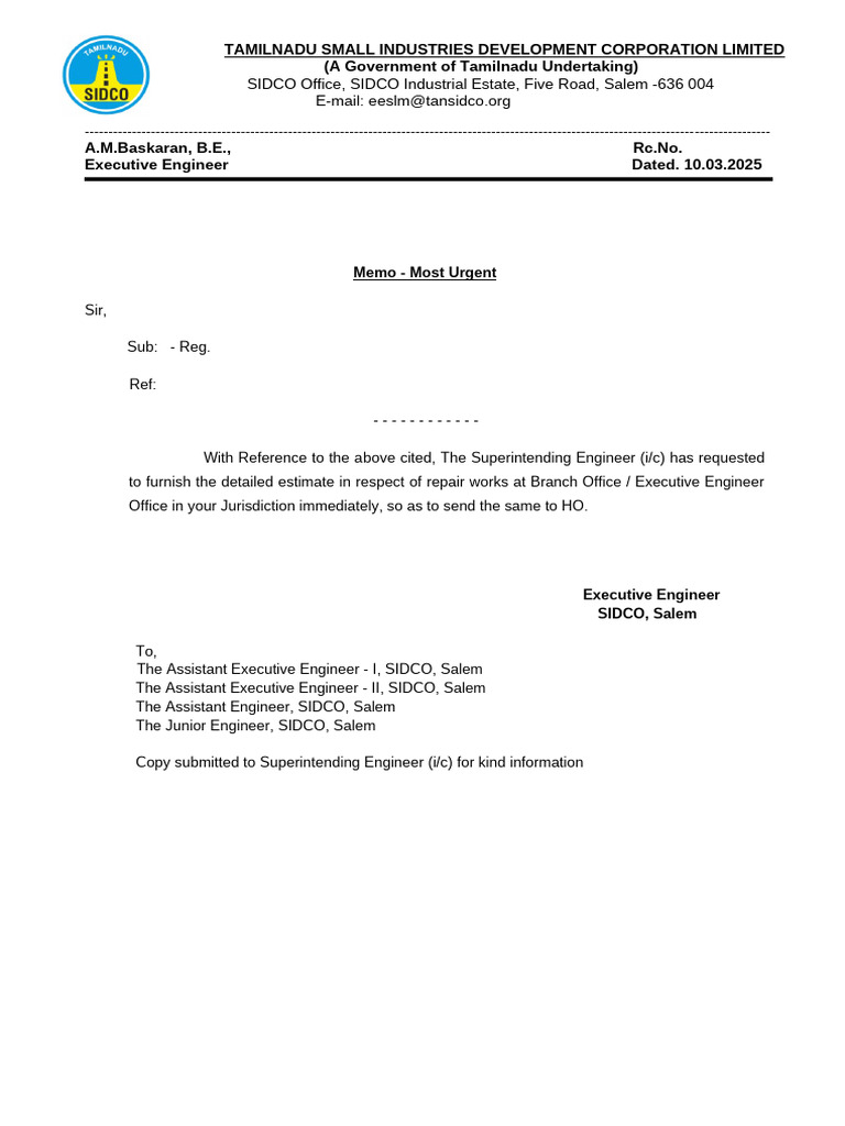 Handing Over Request Format | PDF