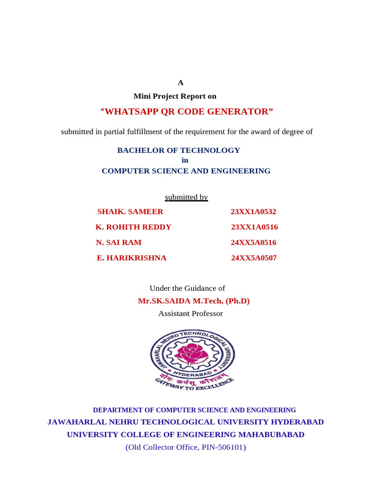 Project Documentation Format | PDF | Qualifications | Academic Degree