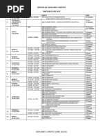 UACE Timetable 2025 | PDF