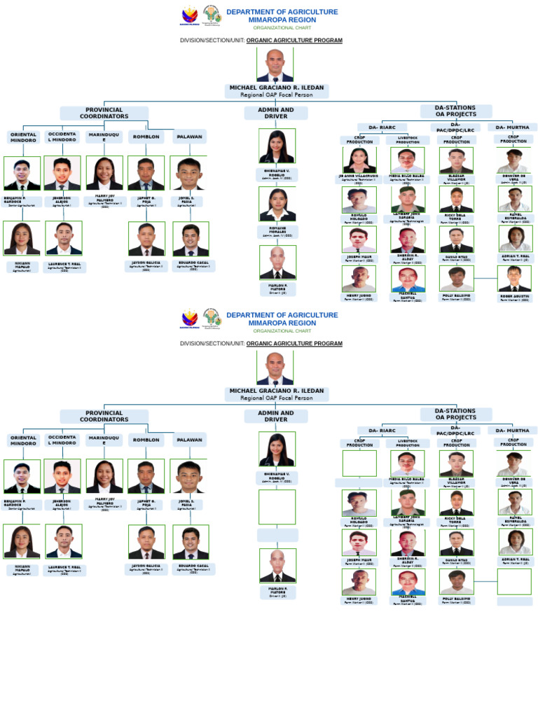 MIMAROPA Organic Agriculture Program Chart | PDF | Agronomy | Natural ...