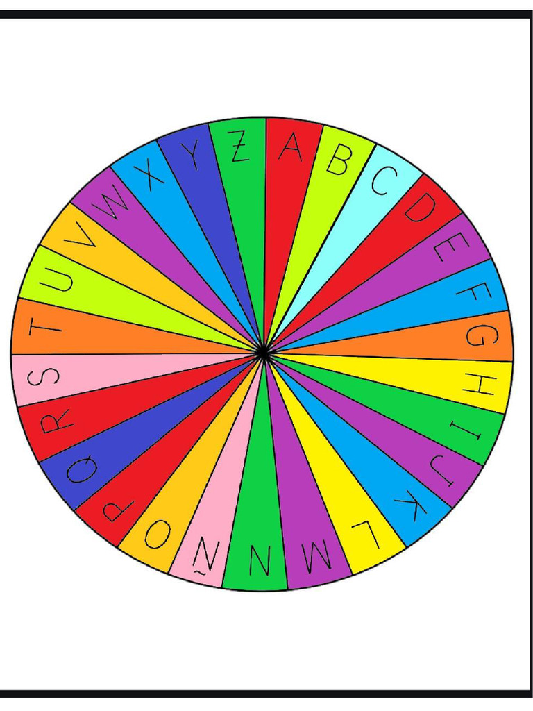 Ruleta Abecedario 1 | PDF