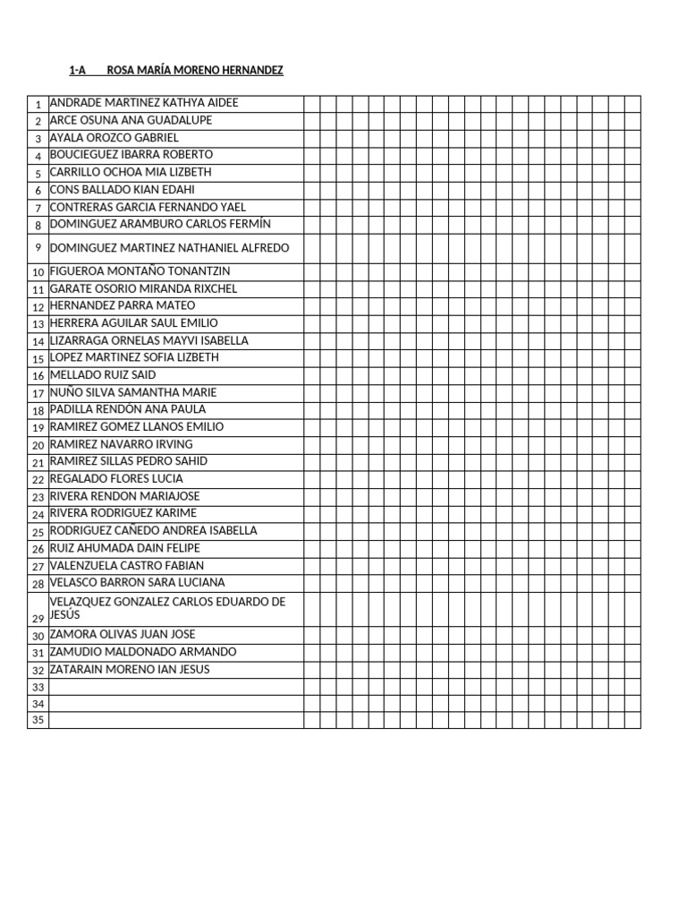 Listas 2024-2025 | PDF