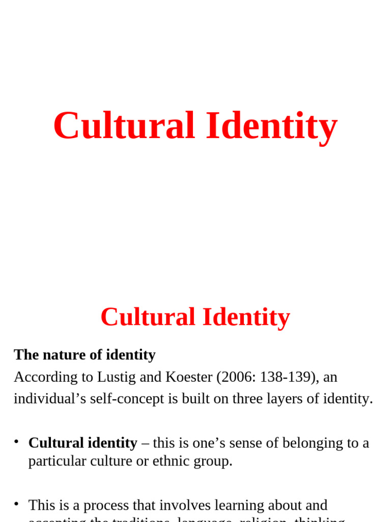 ICC Cultural Identity | PDF | Discrimination | Affirmative Action