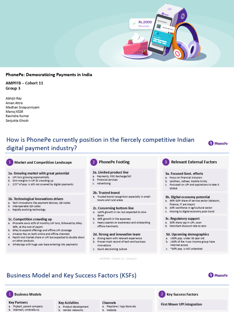 Case Study Submission PhonePe Group 3 v2.0 | PDF | Economies