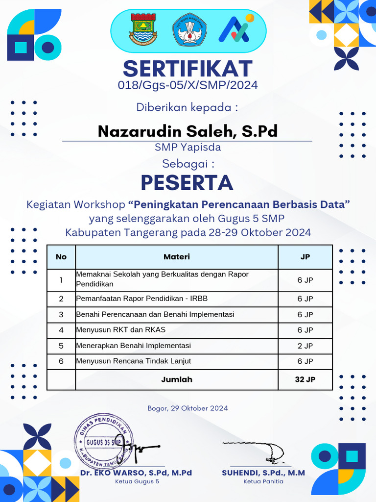 Nazarudin Saleh, S.PD | PDF