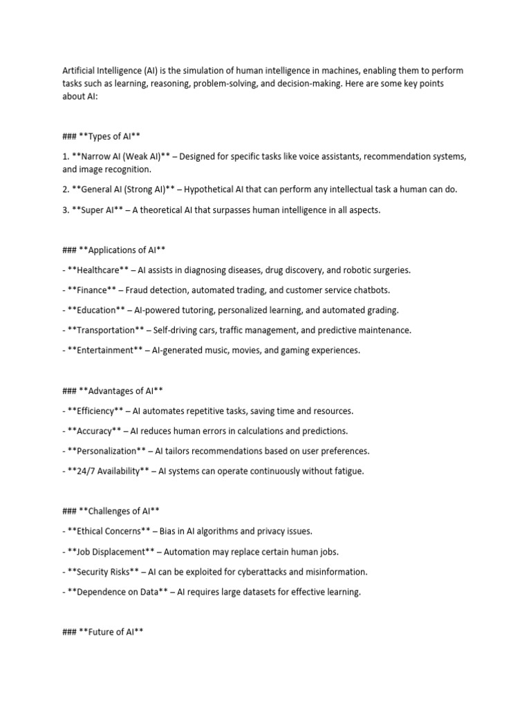 Artificial Intelligence | PDF