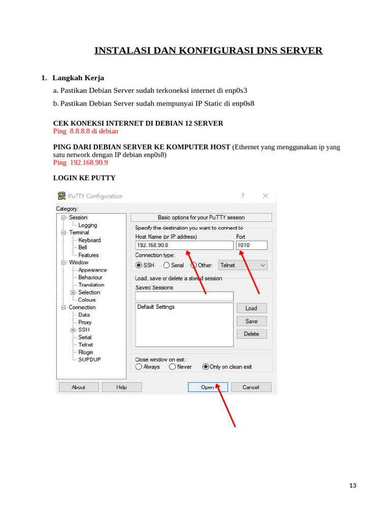 Jobsheet-4 (DNS Server) | PDF