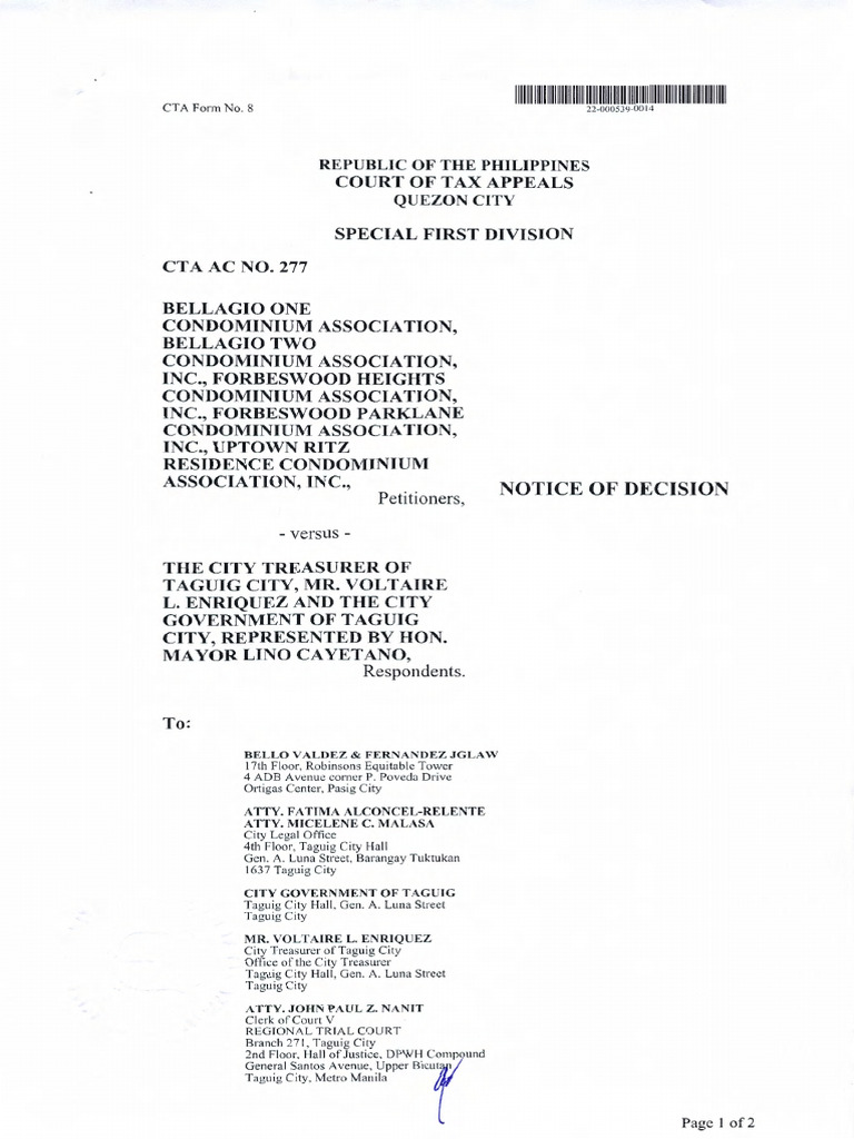 Cta - 1D - Ac - 00277 - D - 2024apr18 - Oth | PDF | Complaint | Lawsuit