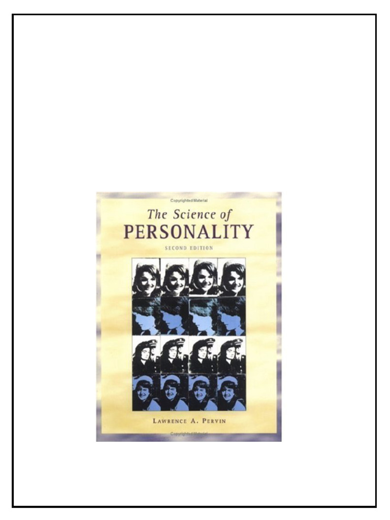 The Science of Personality 2nd Edition Lawrence A Pervin Download | PDF ...