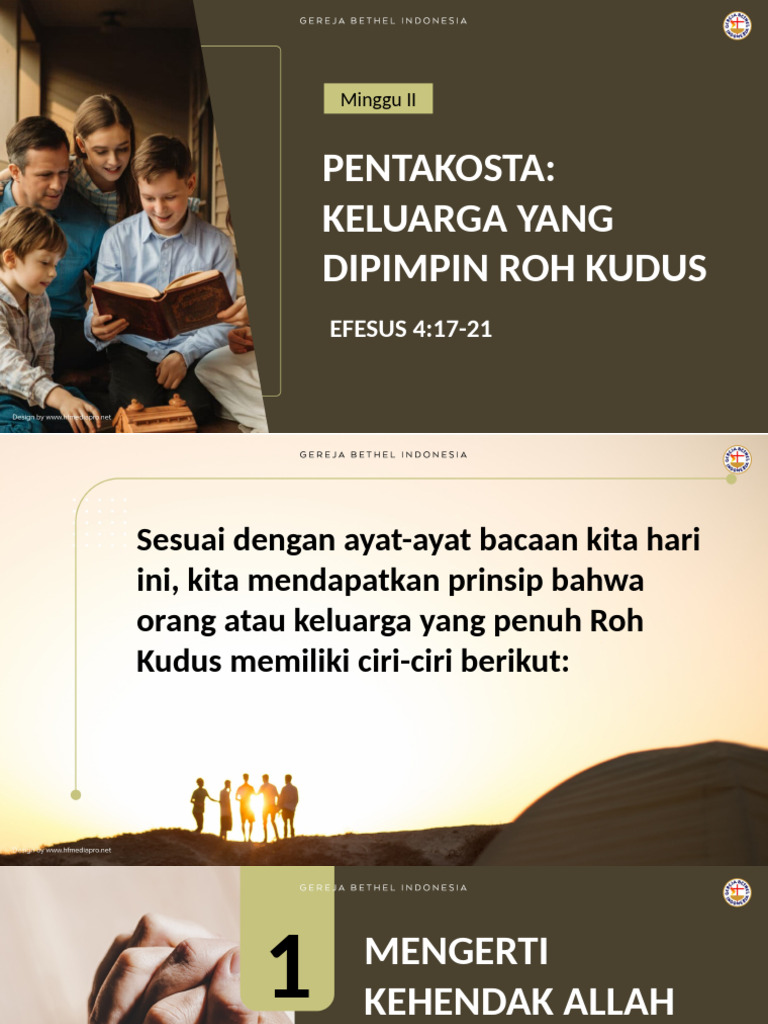 M2-Pentakosta Keluarga Yang Dipimpin Roh Kudus | PDF