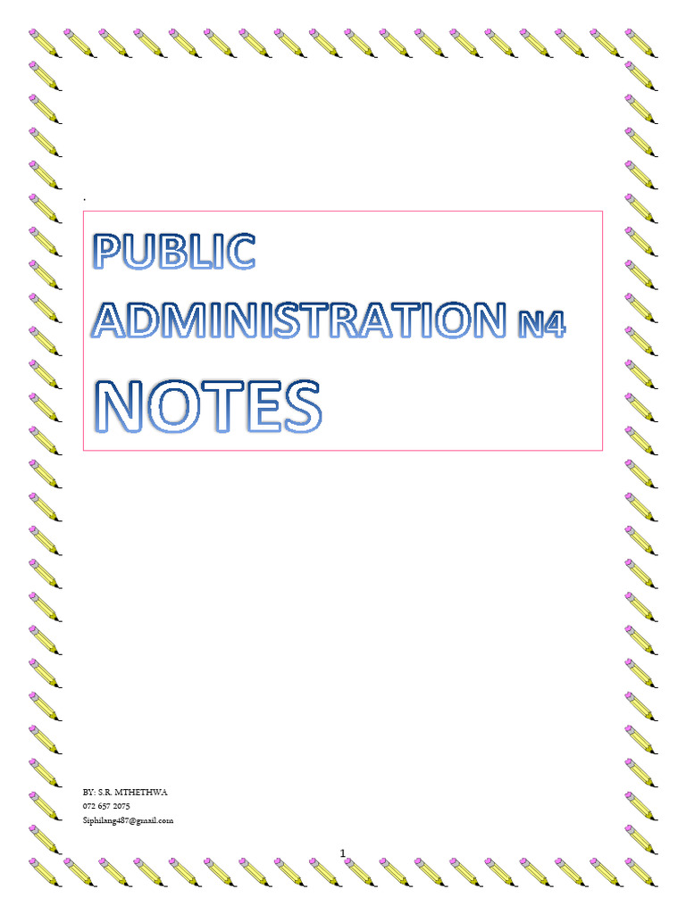 Public Administration N4 Study Guide | PDF | Voting | Elections