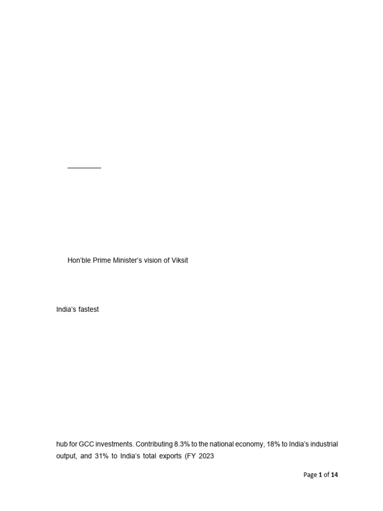 Gujrat GCC Policy | PDF | Capital Expenditure | Innovation