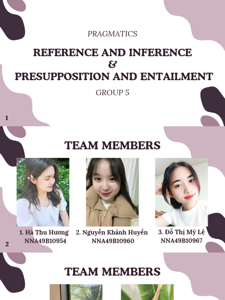 (Pragmatics-Slide) Group 05 | PDF