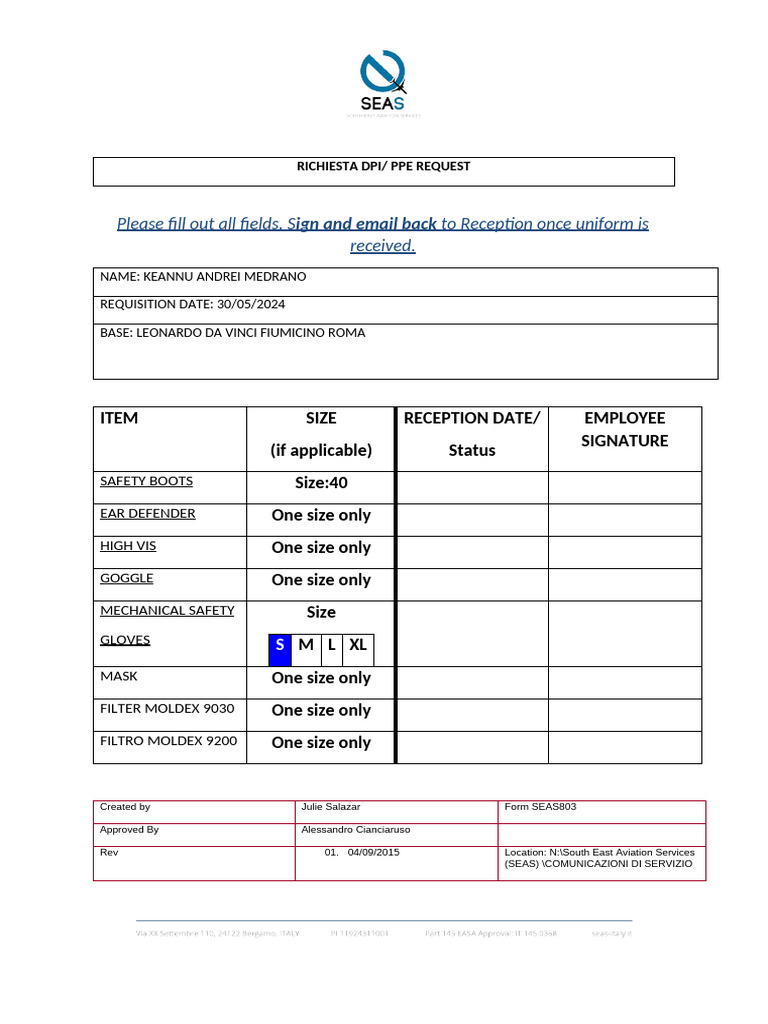 Seas803 Dpi Form (1) (2) | PDF