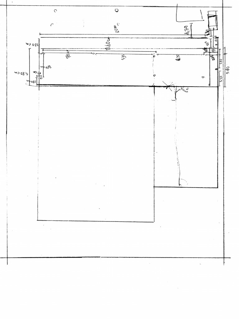 Sketch Rencana Gudang | PDF