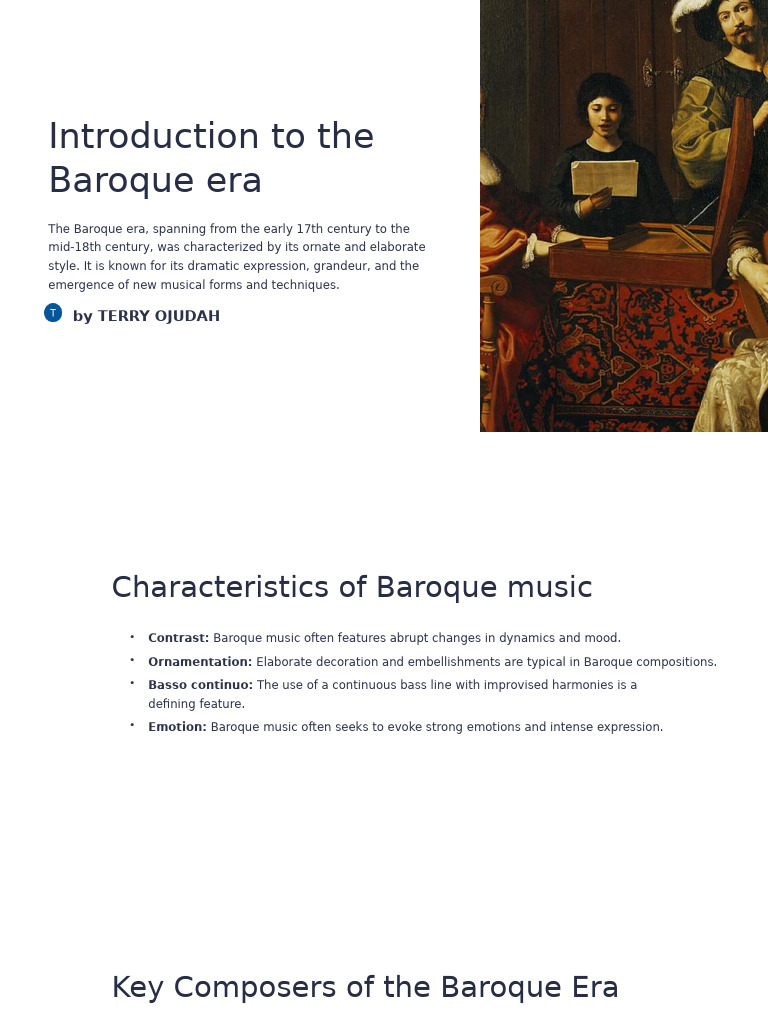 Introduction To The Baroque Era | PDF | Baroque Music | Musicology