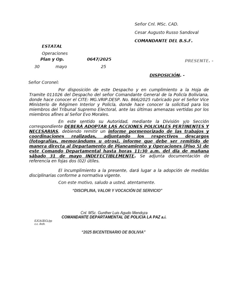 Memo 0647 2025 Estatal Tse | PDF