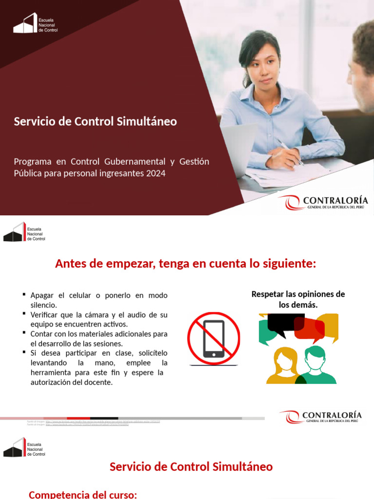 02 PPT Servicio Control Simultáneo Prog Ingres 2024 | PDF | Planificación