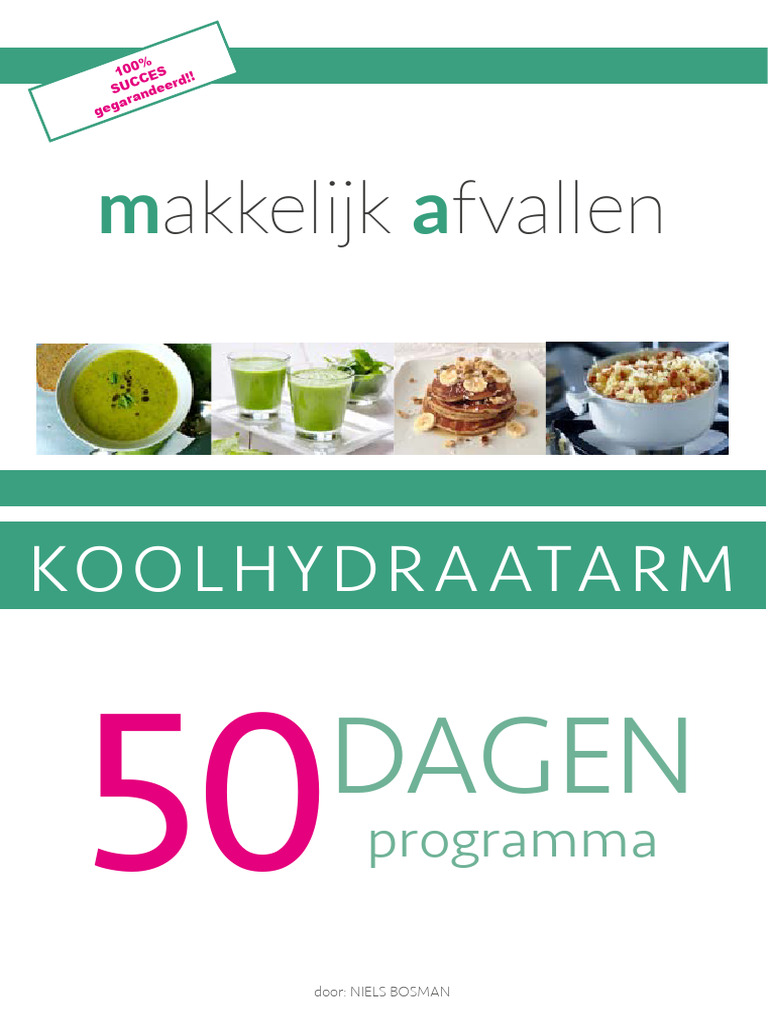 Koolhydraatarm 50 Dagen Programma | PDF