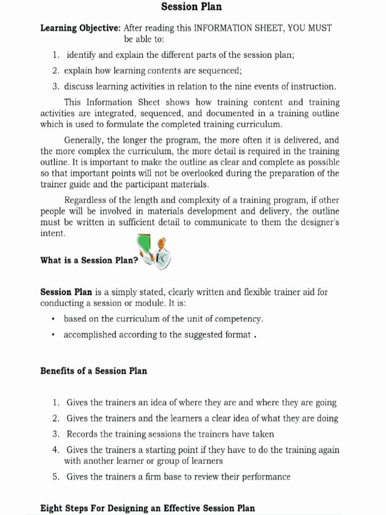 Finals Lesson 1 Session Plan | PDF