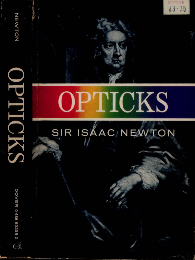 Newton Opticks 4ed | PDF