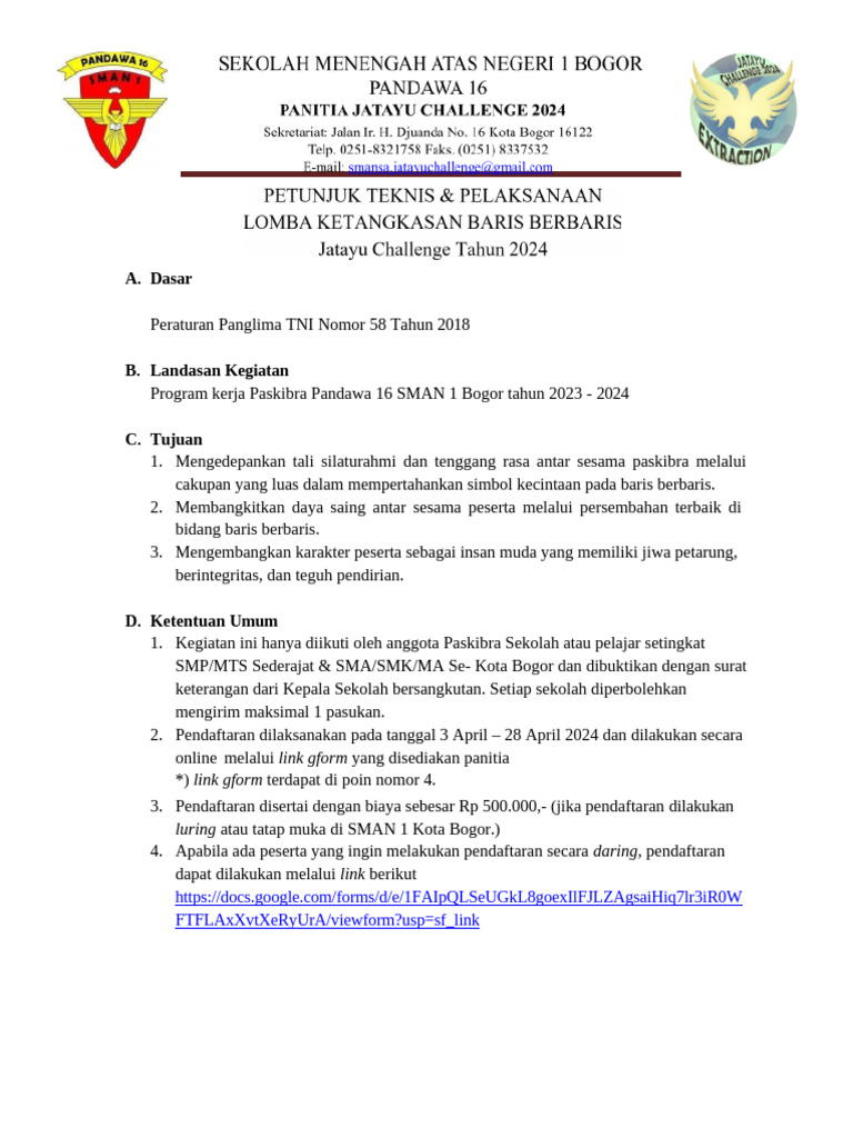 Juknis Classmeet PBB | PDF